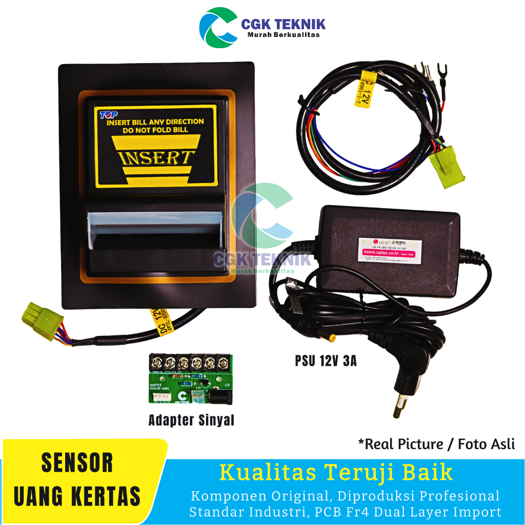 Jual 9. CGK TEKNIK - Sensor Pembaca Uang Kertas Rupiah Indonesia Bill ...