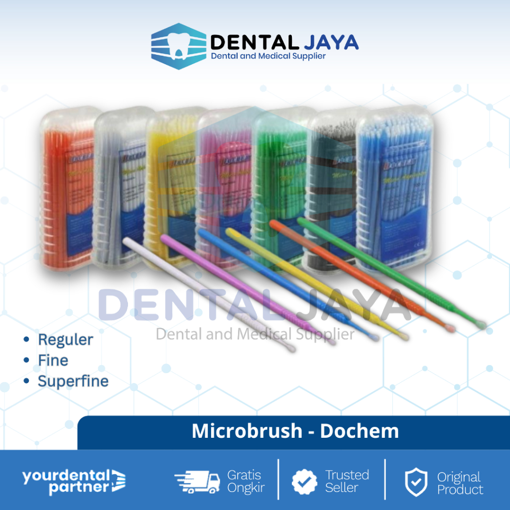 Jual Dental Jaya Microbrush // Micro aplicator // brush bonding ...