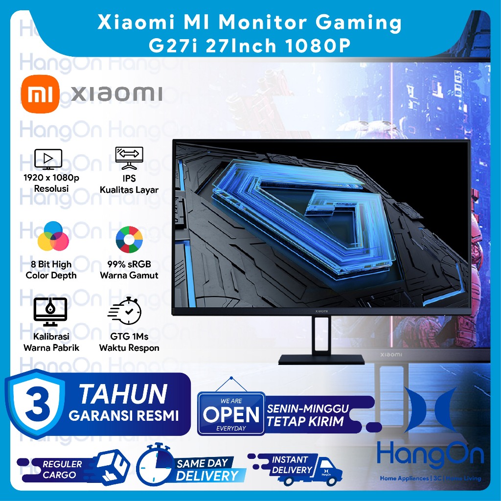 Jual [PACKING KAYU] Xiaomi Mi Monitor Gaming G27i 27 Inch Full HD 1080P ...