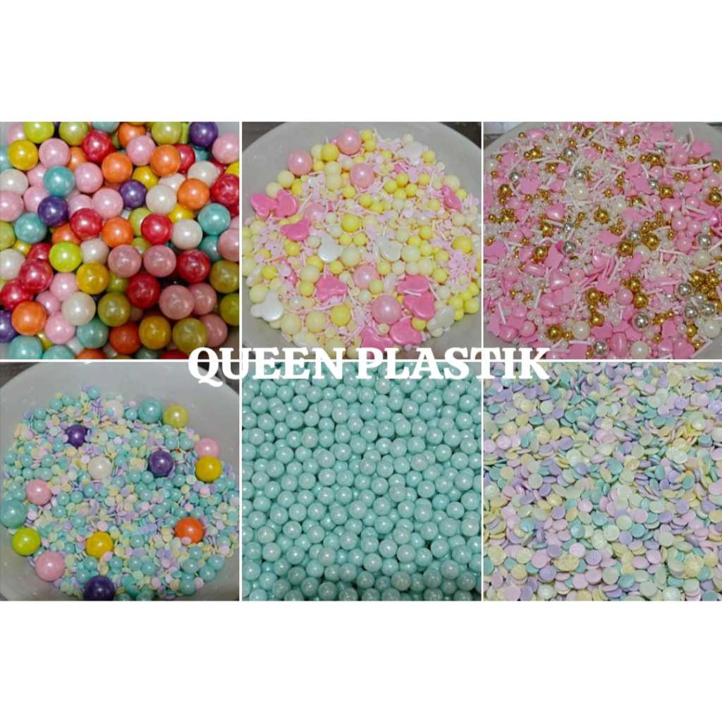 Jual Trimit Sprinkle Sugar Sprinkles Permen Hiasan kue 10 gr | Shopee ...