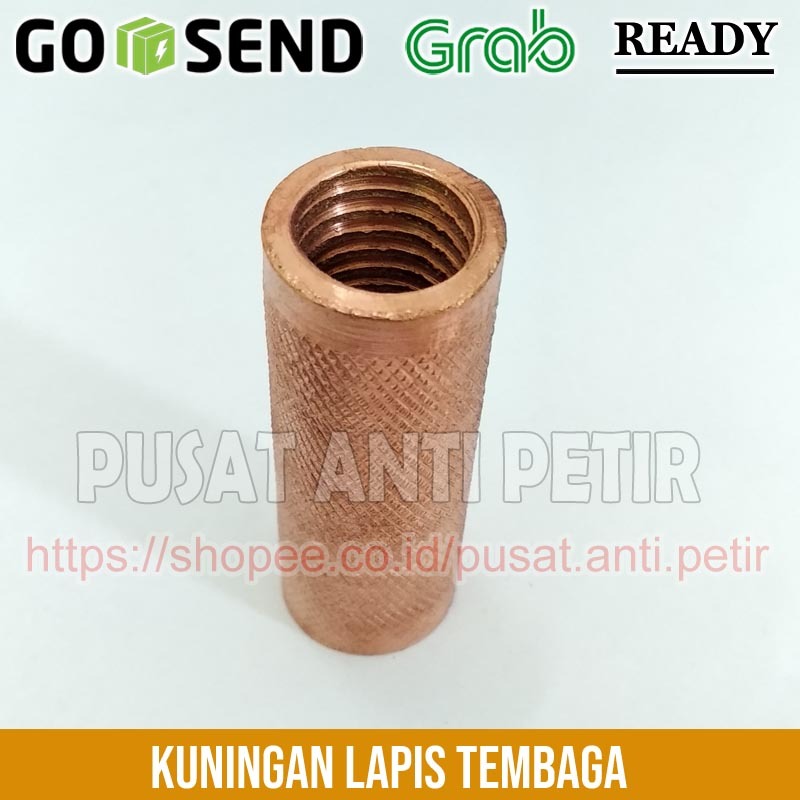 Jual Ground Rod Coupler 5/8 Inch Sambungan Stik Rod | Shopee Indonesia