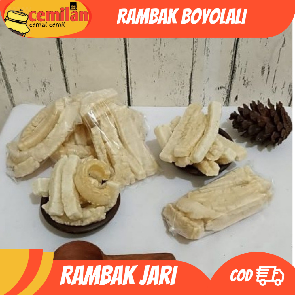 Jual kerupuk rambak/ rambak khas boyolali/ rambak solo/ rambak jari ...
