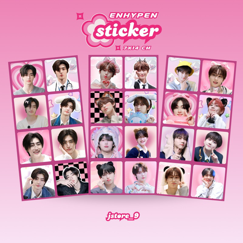 Jual [ READY STOCK ] STICKER ENHYPEN DECO SET JAY SUNGHOON SUNOO ...