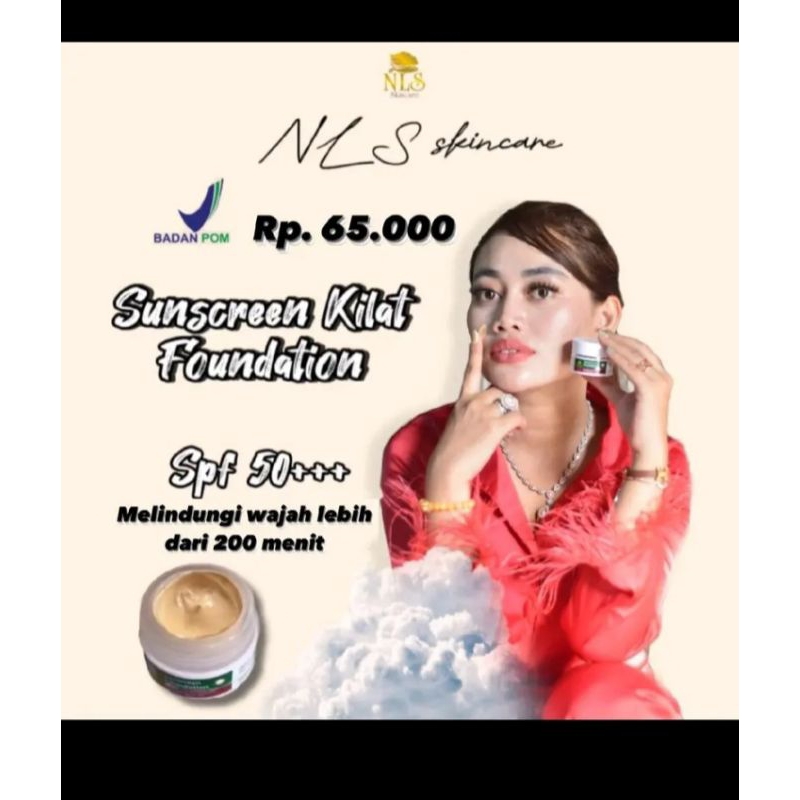 Jual Suncreen NLS skincare bpom 100% | Shopee Indonesia