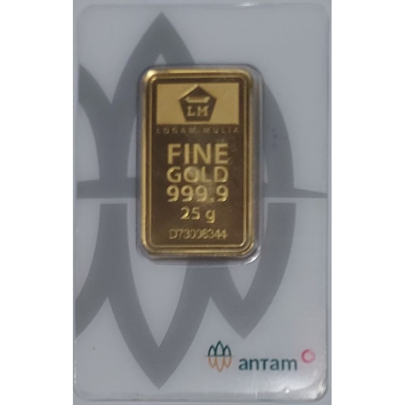 Jual Logam Mulia Antam 25 Gram [Tahun 2023] | Shopee Indonesia