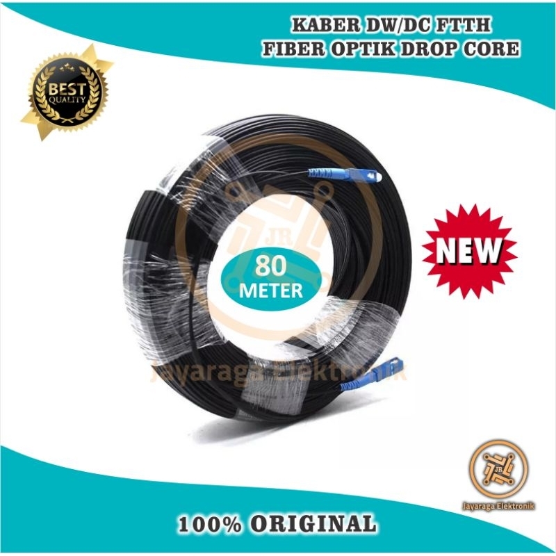 Jual Kabel DC Drop Core Preccon 1 Core 3 Seling Panjang 80 Meter SC UPC ...