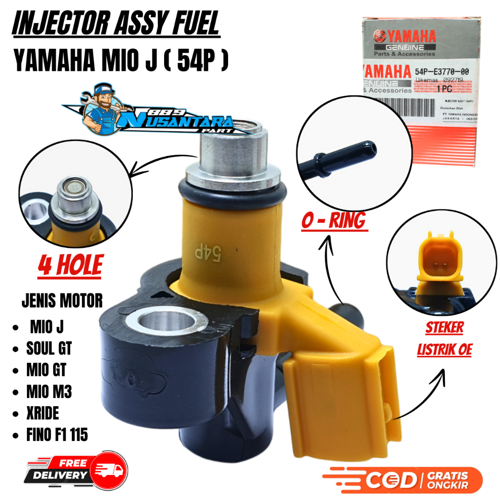 Jual INJECTOR INJEKTOR MIO J 54P / SOUL GT / MIO GT / XRIDE / FINO F1 ...