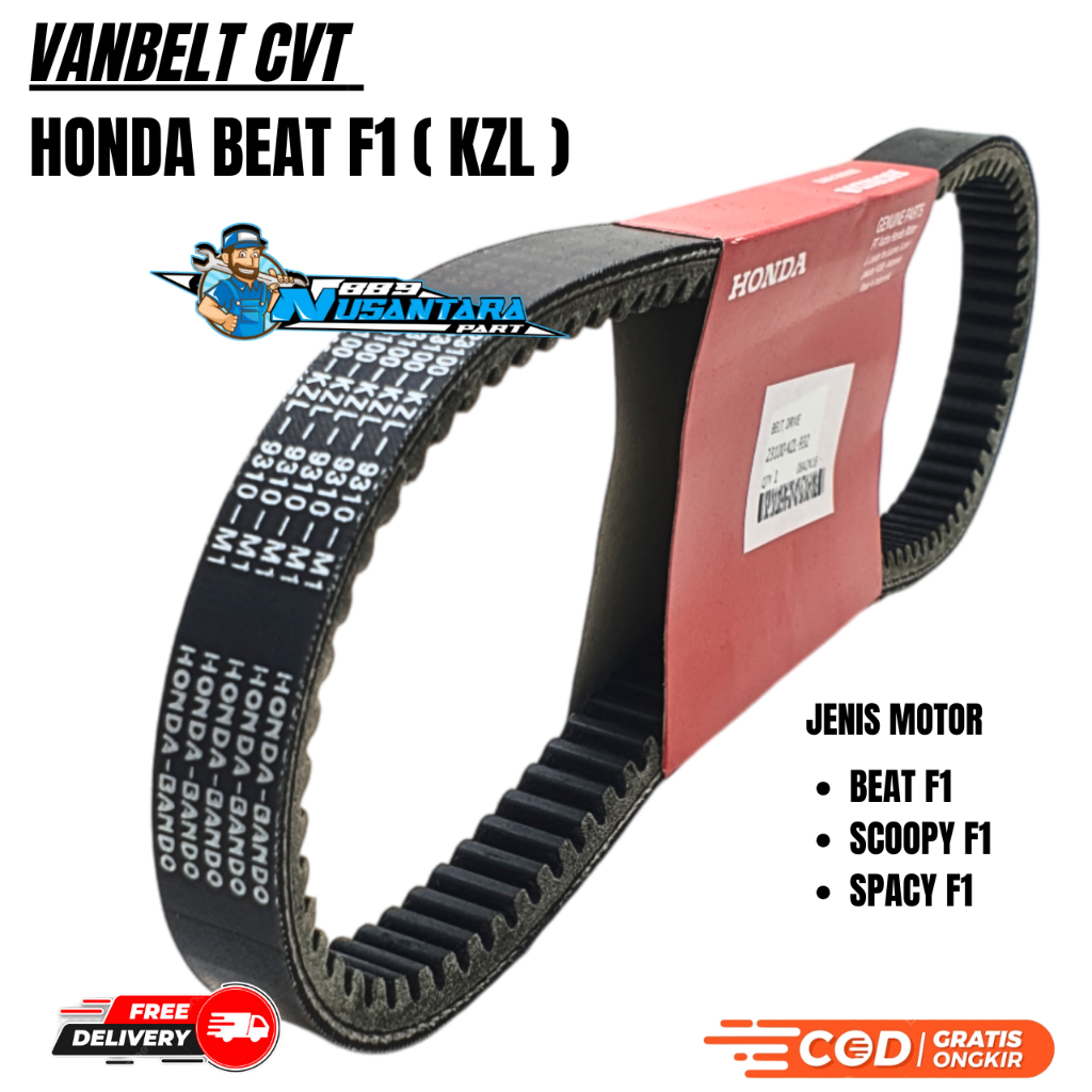 Jual KZL VANBELT ONLY BEAT F1 / SCOOPY F1 / SPACY F1 / VANBEL / V BELT ...