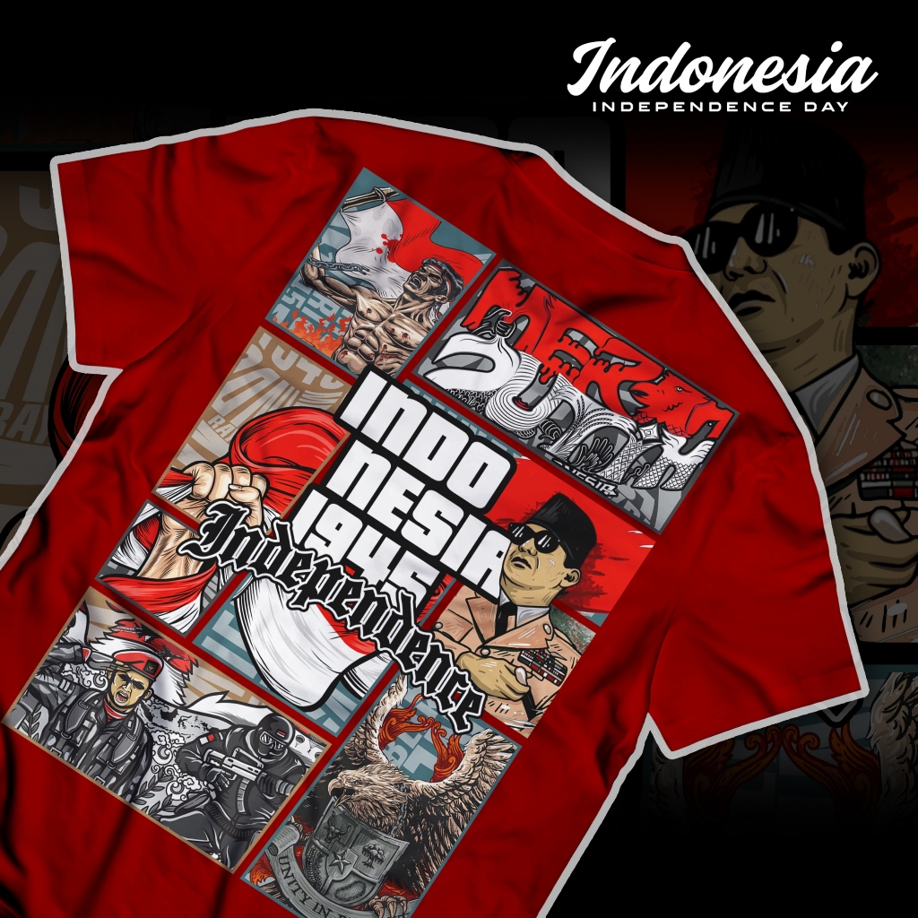 Jual Kaos Kemerdekaan 17 Agustus 2024 Merah Putih Special HUT RI Indonesia 79 - Independence ...