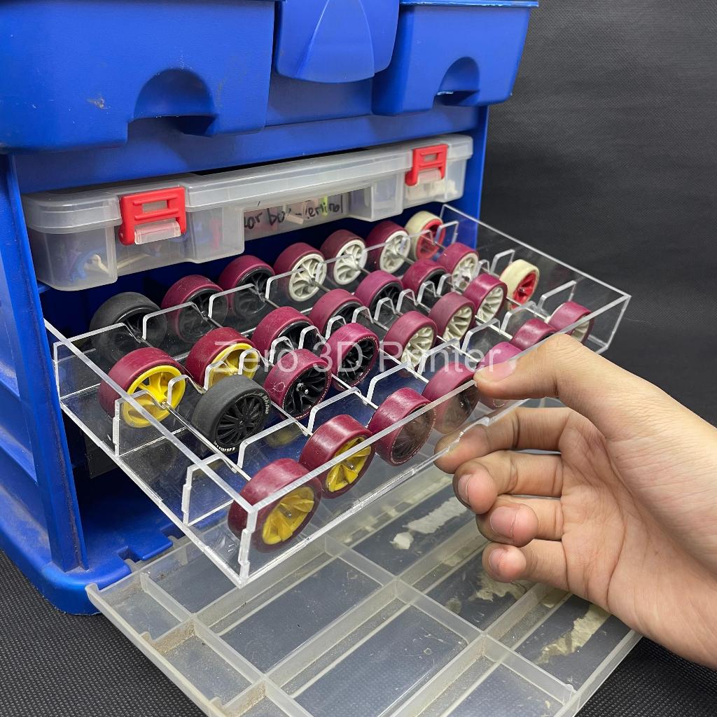 Jual Tamiya Laci Ban Velg Krisbow Masterspace Sekat Mini 4WD Kotak Box ...