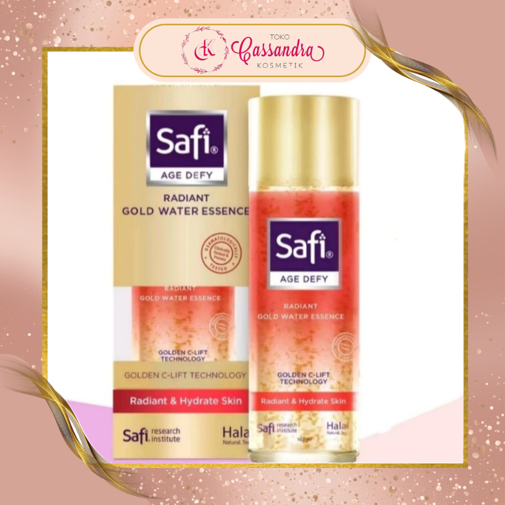 Jual SAFI AGE DEFY RADIANT GOLD WATER ESSENCE 102ML (HYDRATE MERAH ...