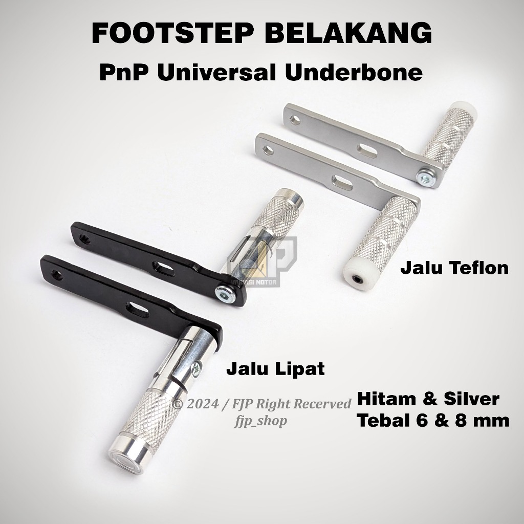 Jual Step Belakang Satria Fu dan Sonic 150r Model Lurus Pustep Footstep ...