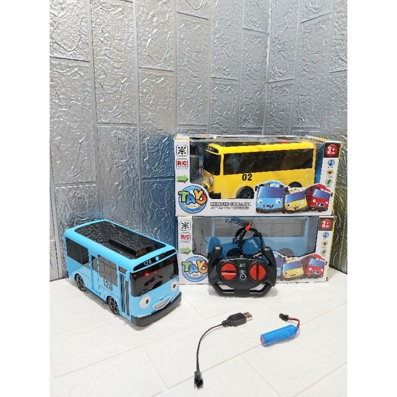 Jual Rc mobil remote control bus tayo mainan anak anak | Shopee Indonesia