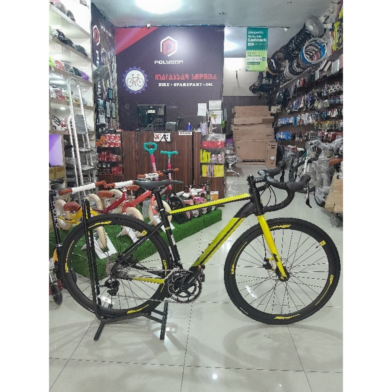 Jual SEPEDA BALAP/ROADBIKE MEREK PACIFIC SPRINTER 5.0 FRAME ALLOY 2X10 ...