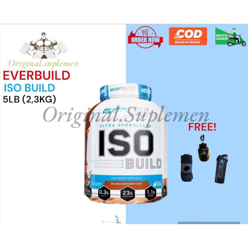 Jual Everbuild Iso Build 2,3kg 5lb ISOBUILD Hydrolyzed Protein Medan ...