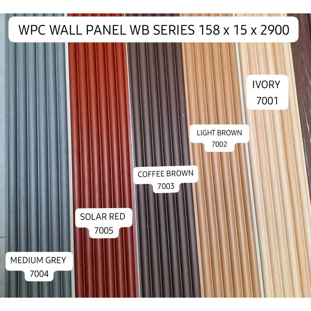 Jual WPC Wall Panel Dinding Indoor Panjang 2,9m by YOU-RA Series Kode ...