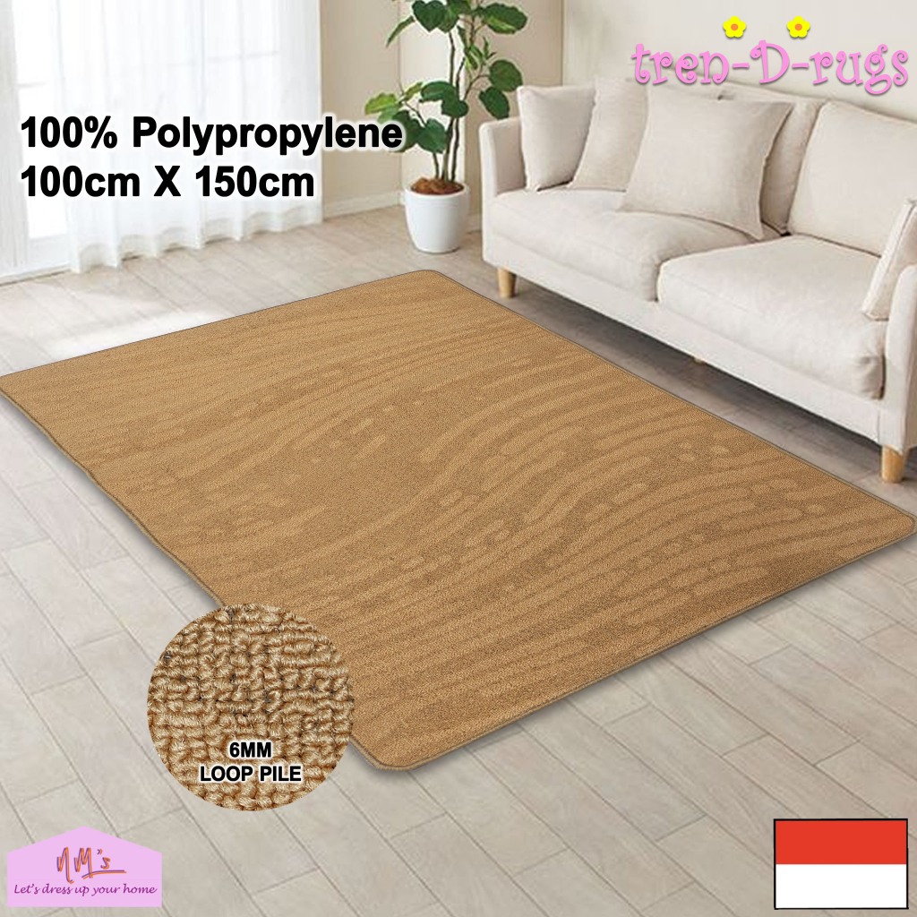 Jual Karpet Polypropylene Polos Lantai Ruang Tamu Tidur Permadani ...