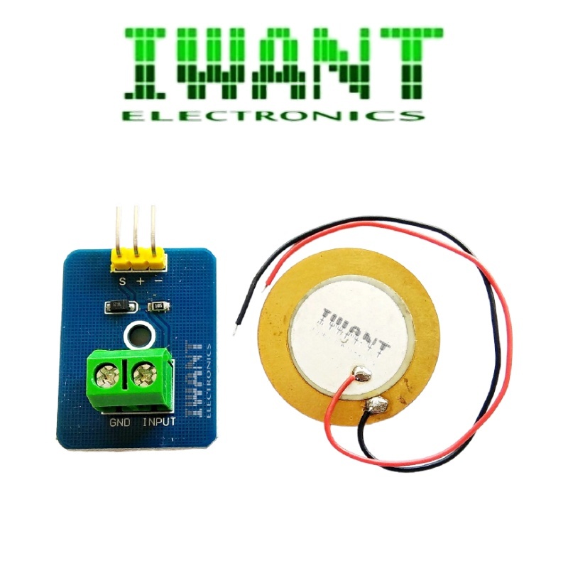 Jual Analog Piezoelectric Ceramic Piezo Vibration Sensor For Arduino ...