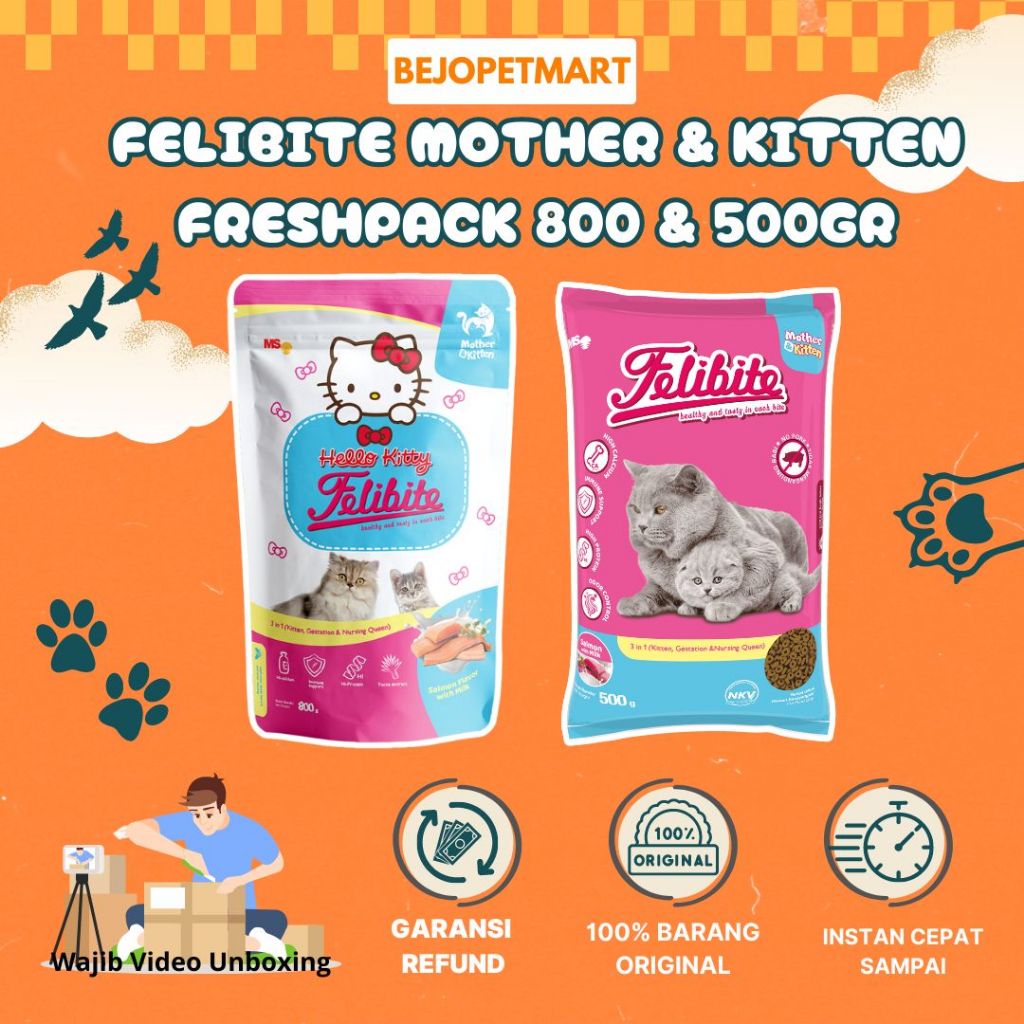 Jual FELIBITE MOTHER & KITTEN 800Gr dan Felibite Mother Kitten 500gr ...