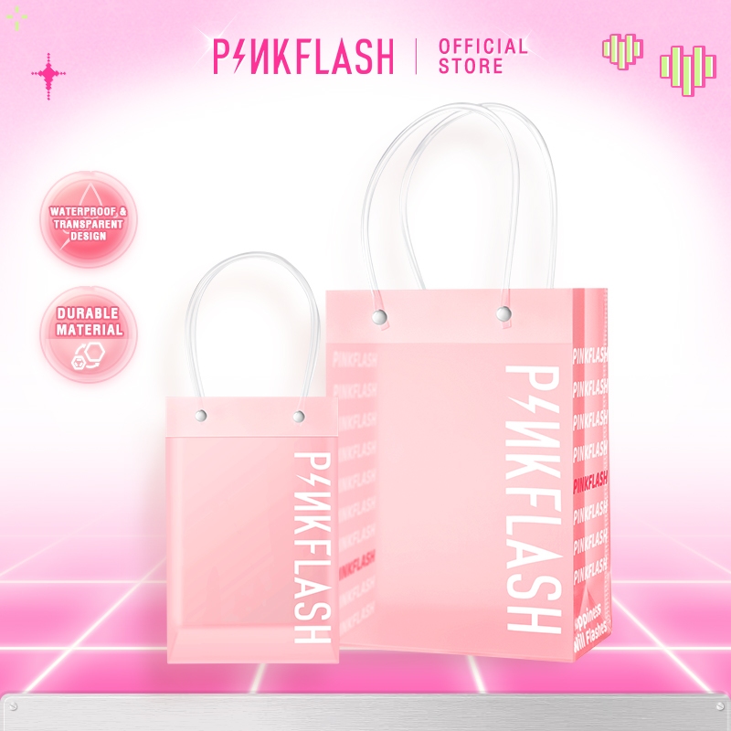 Jual PINKFLASH Beauty PVC Handbag Makeup Bag Waterproof Transparent ...