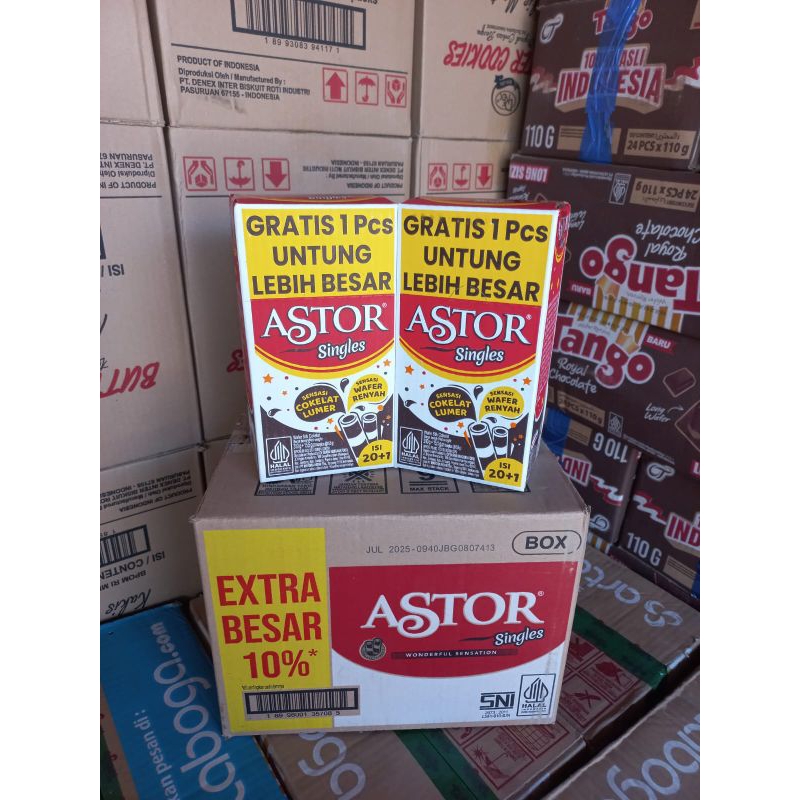 Jual Astor singles 15,5 gram 1 dus isi 8 box 1 box isi 20 pcs | Shopee ...