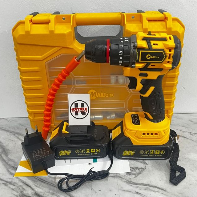 Jual Mailtank MK12 10MM mesin bor impact baterai brushless 21V bor cas ...
