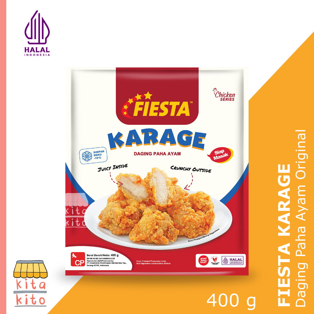 Jual FIESTA Chicken Karage Daging Paha Ayam Karaage Original 400 gram ...