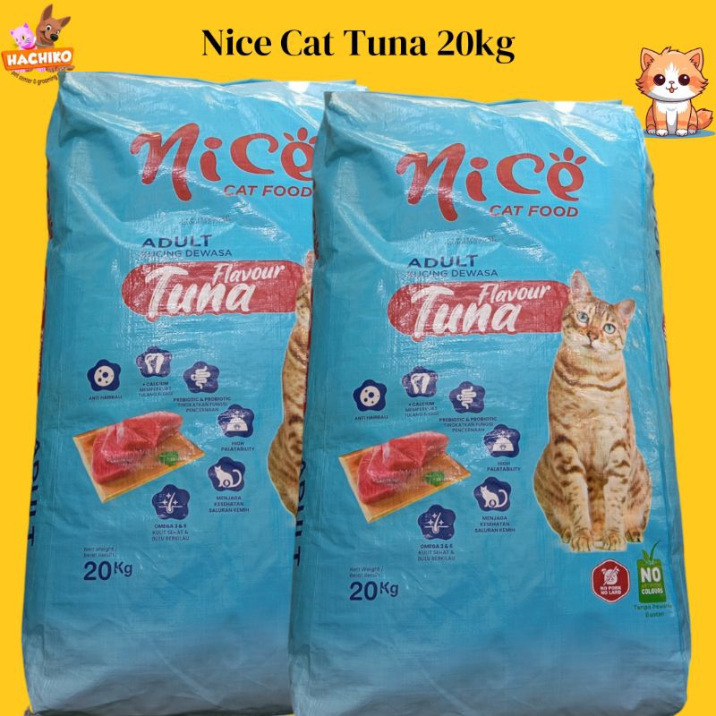 Jual Nice Cat Tuna Kibble Donat 20kg / Nice Cat Dry Food Tuna 20kg ...