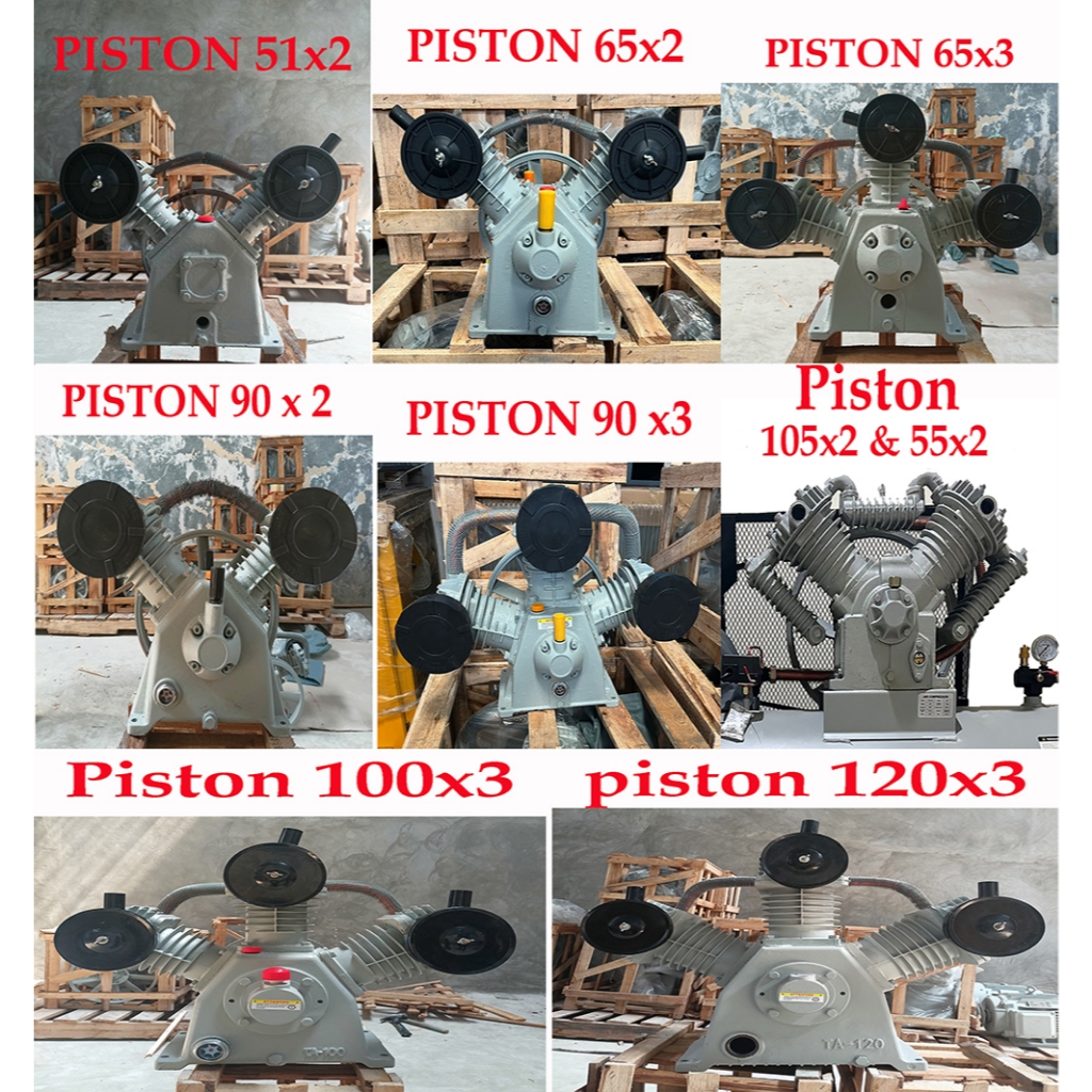 Jual bare kompresor piston RJC 1 2 3 4 5 10 15 20 kepala kompresor angin 1hp 2hp 3hp 4hp 5hp ...