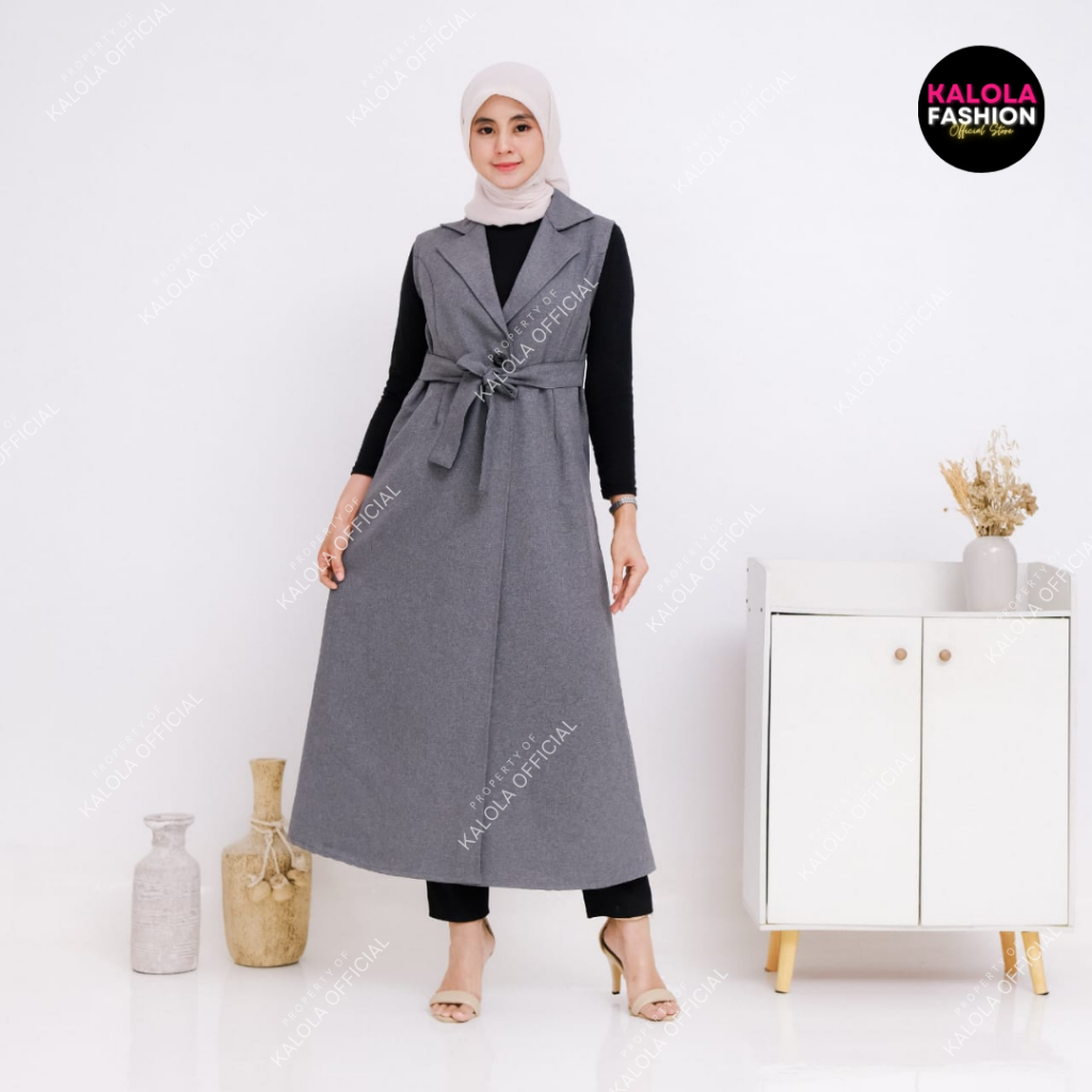 Jual Kalola Store - Claudia LONG OUTER/ROMPI PANJANG Katun Woll Korean ...