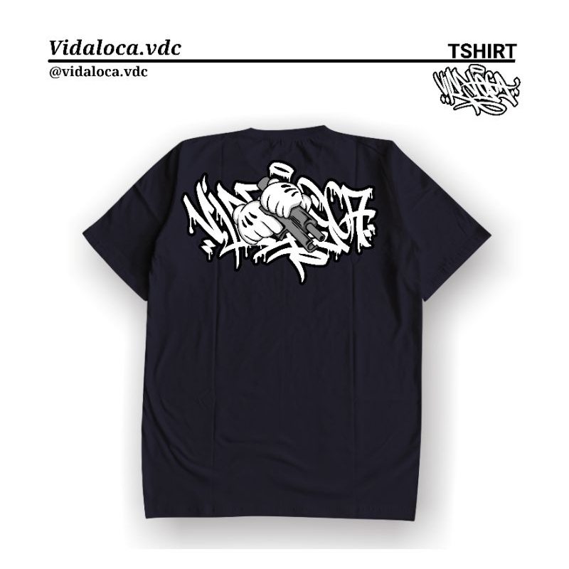Jual (COD) Vidaloca Kaos Word Weapon Kaos Graffiti Tshirt Kaos Distro ...