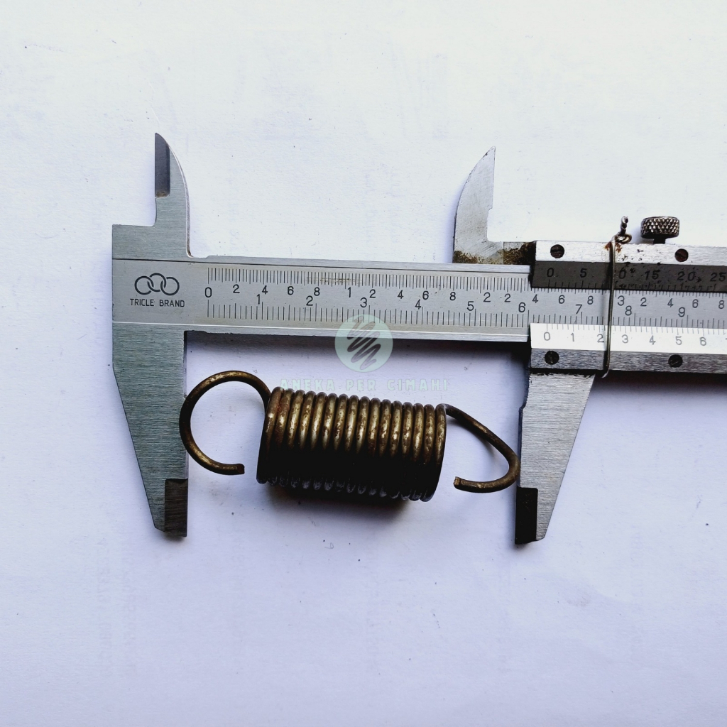 Jual Per Spring Tarik 2mm Baja Panjang Total 64mm | Shopee Indonesia