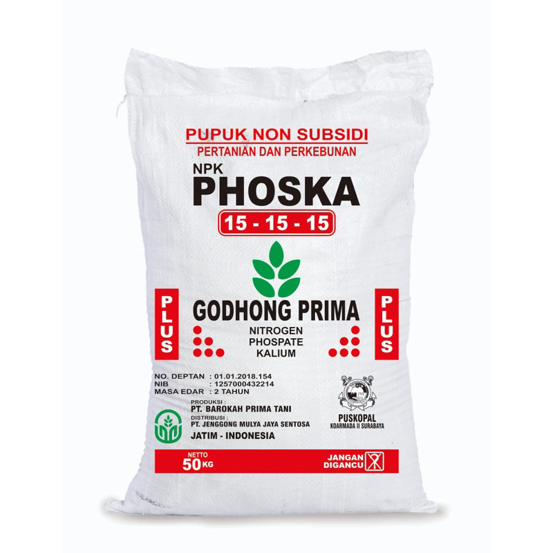 Jual PUPUK NPK PHONSKA GODHONG PRIMA 1 SAK REPACK 50 KG | Shopee Indonesia