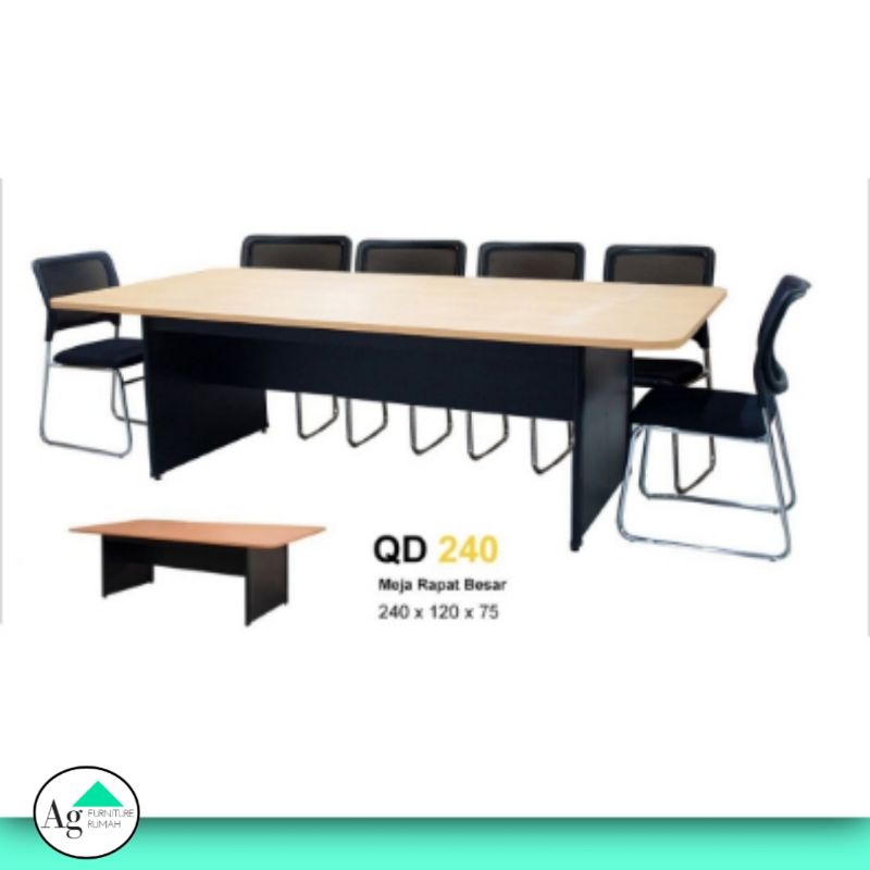 Jual MEJA MEETING MEJA RAPAT MEJA KERJA MEJA MEETING MINIMALIS QD 240 ...