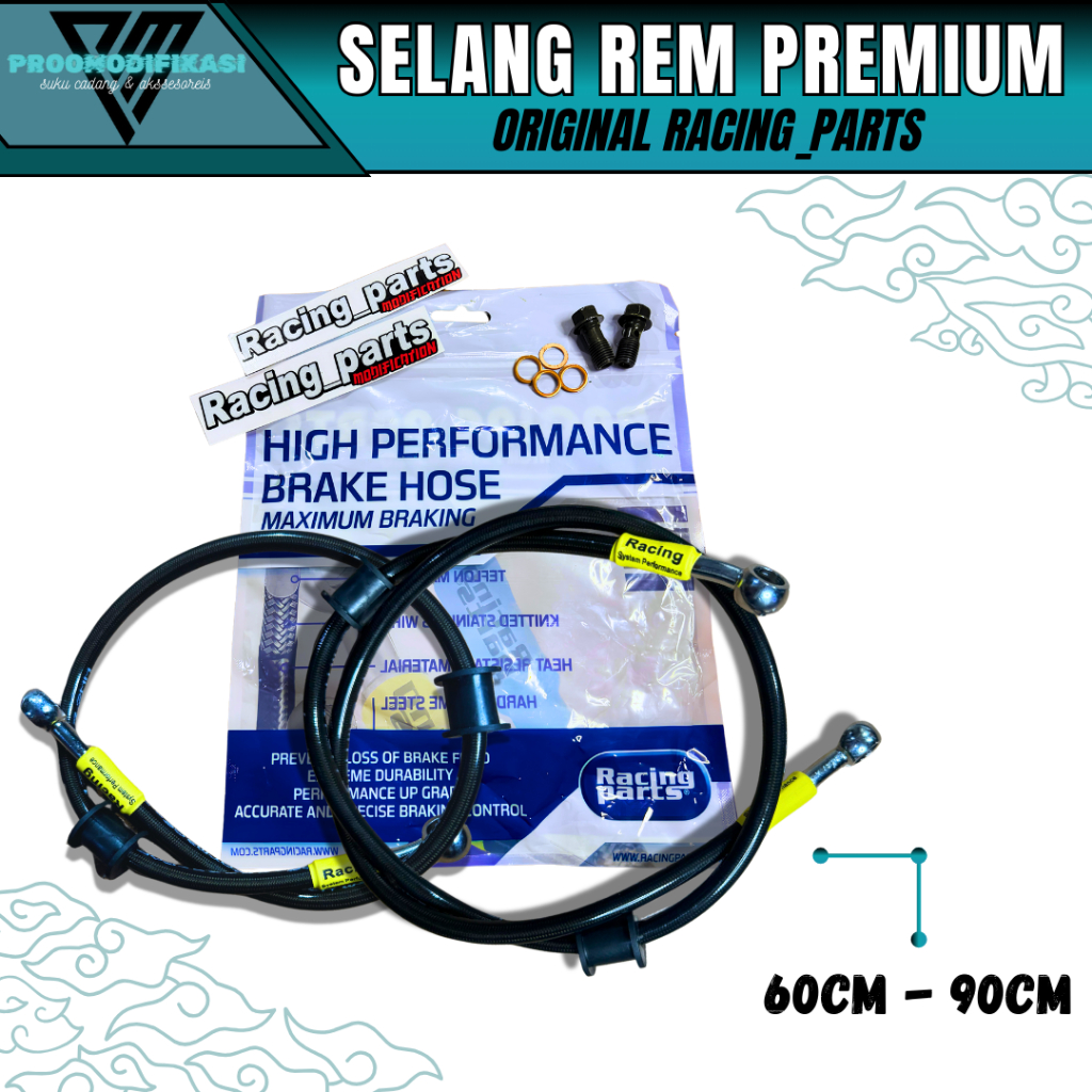 Jual SELANG REM RACING KARBON variasi / SELANG CAKRAM VARIASI selang ...