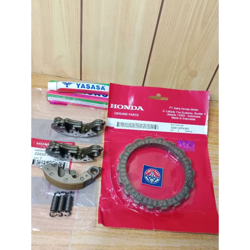 Jual KAMPAS GANDA ONLLY KPH+PLAT KOPLING+LEM HONDA SUPRA X 125 KARBU KHARISMA KIRANA | Shopee ...