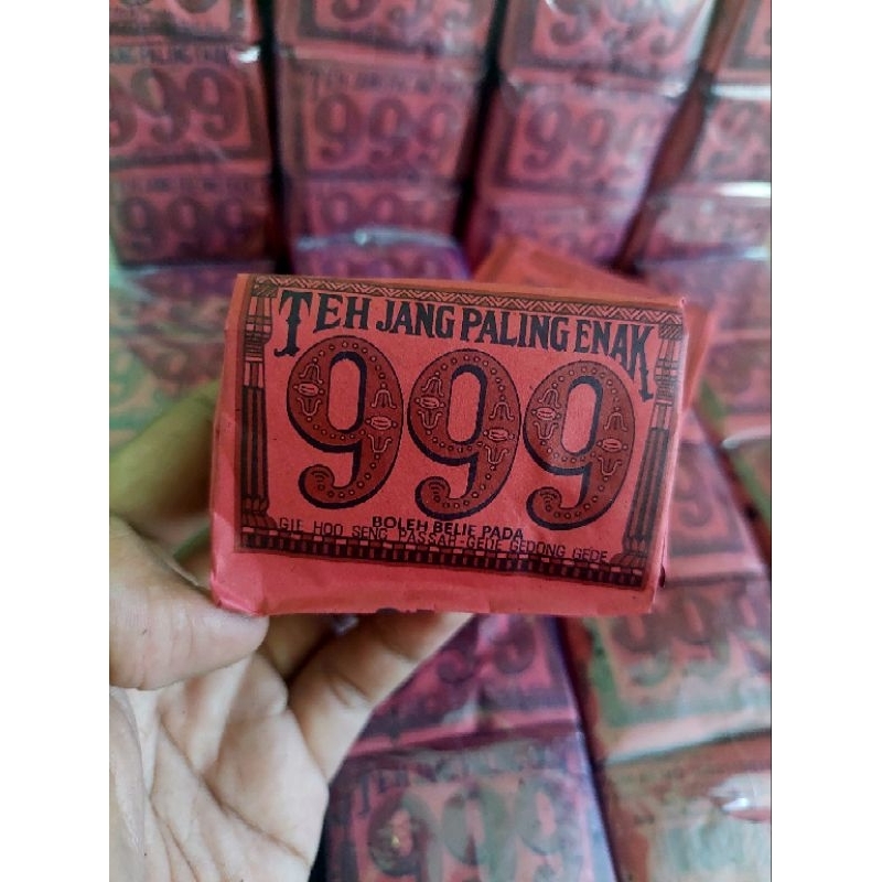 Jual Teh 999 40 gram isi 10 pcs perslop | Shopee Indonesia