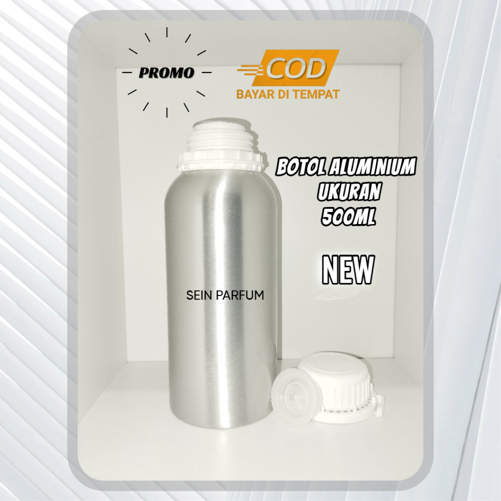 Jual Botol Kaleng Aluminium Bibit Parfum Minyak Wangi Baru ukuran 450ml ...