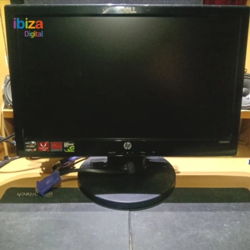 Jual Monitor LCD HP Wide 16 Inch 15,6 Inch 60Hz Monitor PC VGA | Shopee ...
