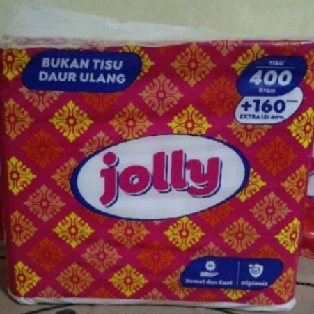 Jual TISU KILOAN MURAH TISSUE JOLLY 560 GRAM TISSU FACIAL MAKAN TOILET ...