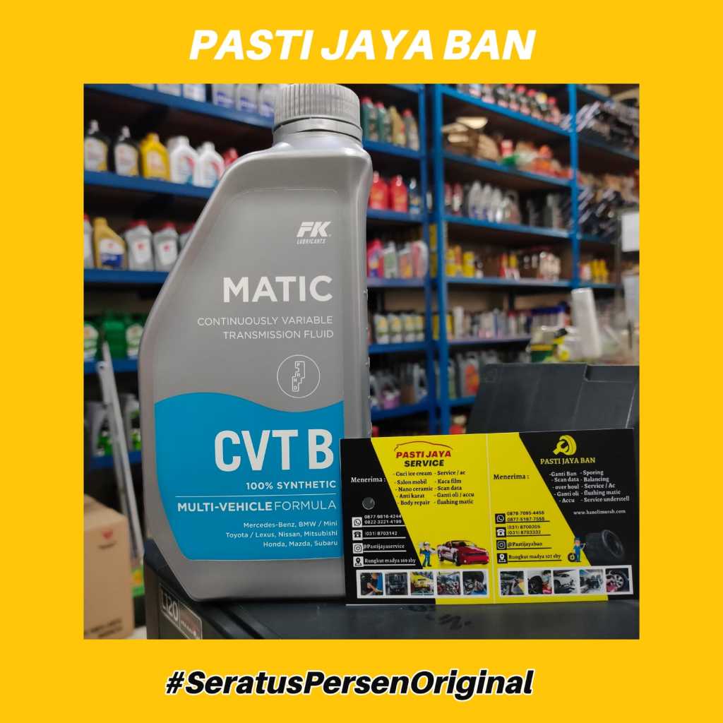 Jual OLI FK ATF CVT-B ORIGINAL 1LITER (PASTI JAYA BAN) | Shopee Indonesia