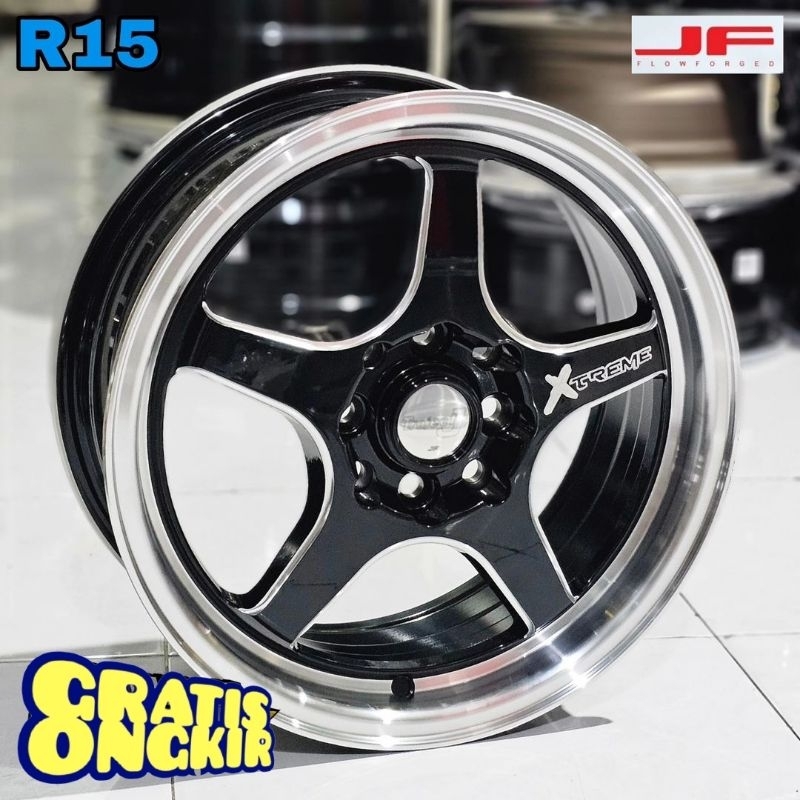 Jual velg racing mobil R15 SAMLONG JF LUXURY FLOW FORMING velg racing mobil ring 15 velg mobil ...