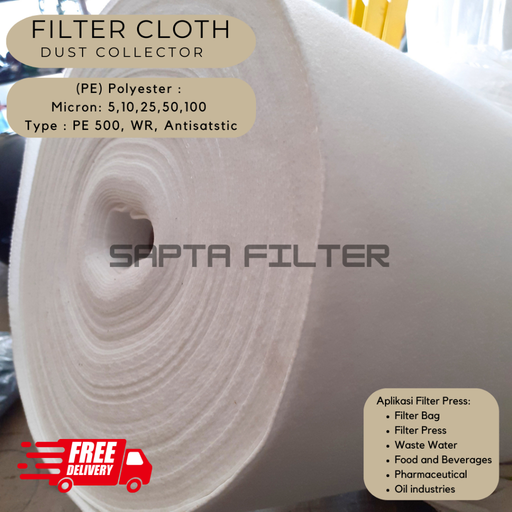 Jual Kain Filter Dust Collector / Saringan Udara / Air Filter Cloth ...