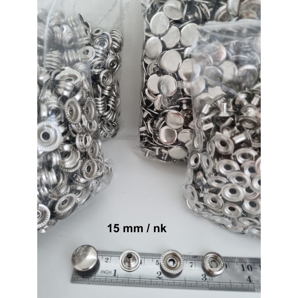 Jual GROSIR /kancing cetet besi tas / kancing jepret/ GROSS | Shopee ...