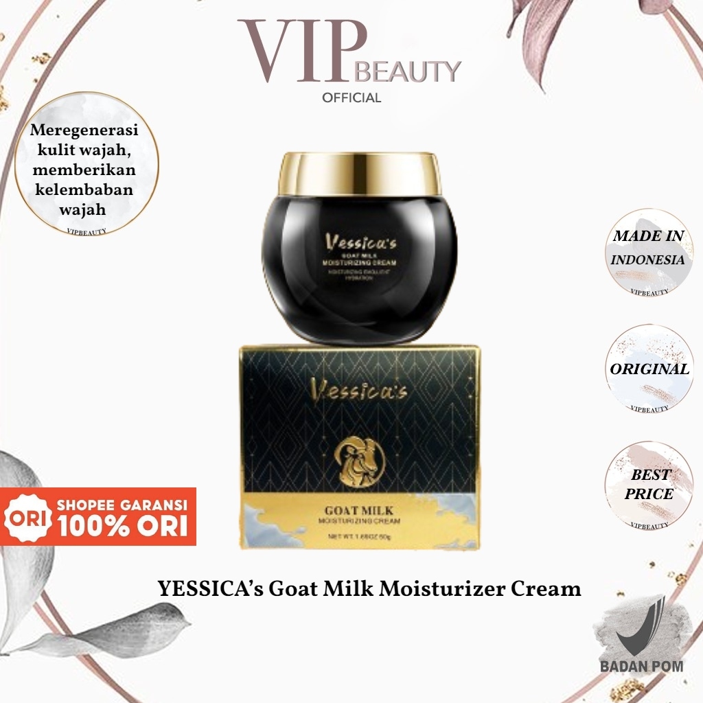 Jual YESSICA’s Goat Milk Moisturizer Cream 50g - Nourishing ...
