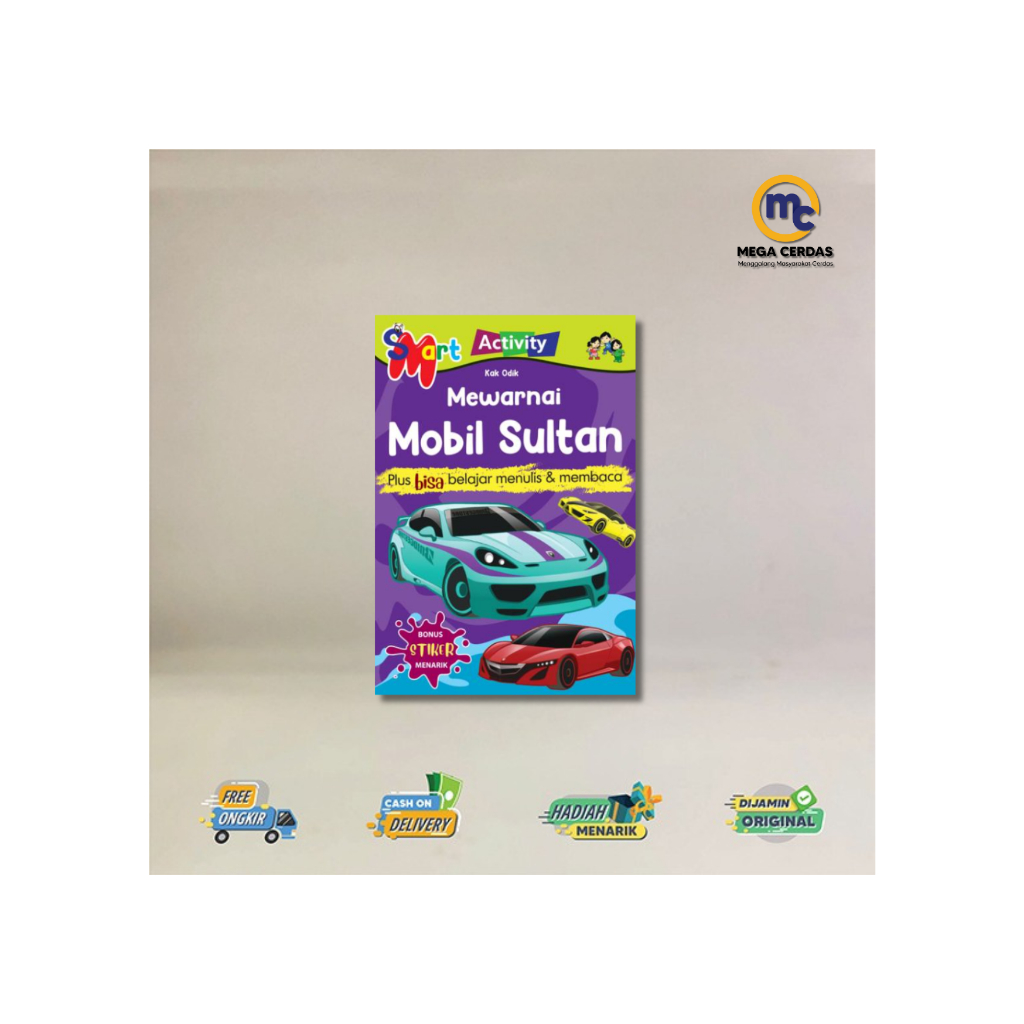 Jual BUKU MEWARNAI MOBIL SULTAN | Shopee Indonesia