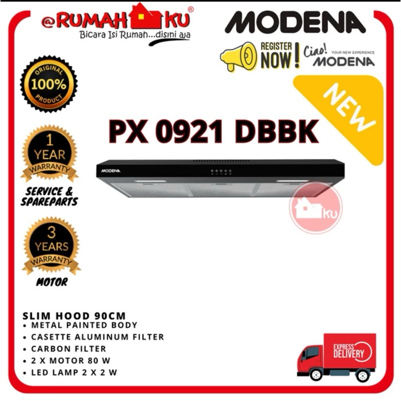 Jual SLIM Hood Modena PX 0921 DBBK 90CM | Shopee Indonesia