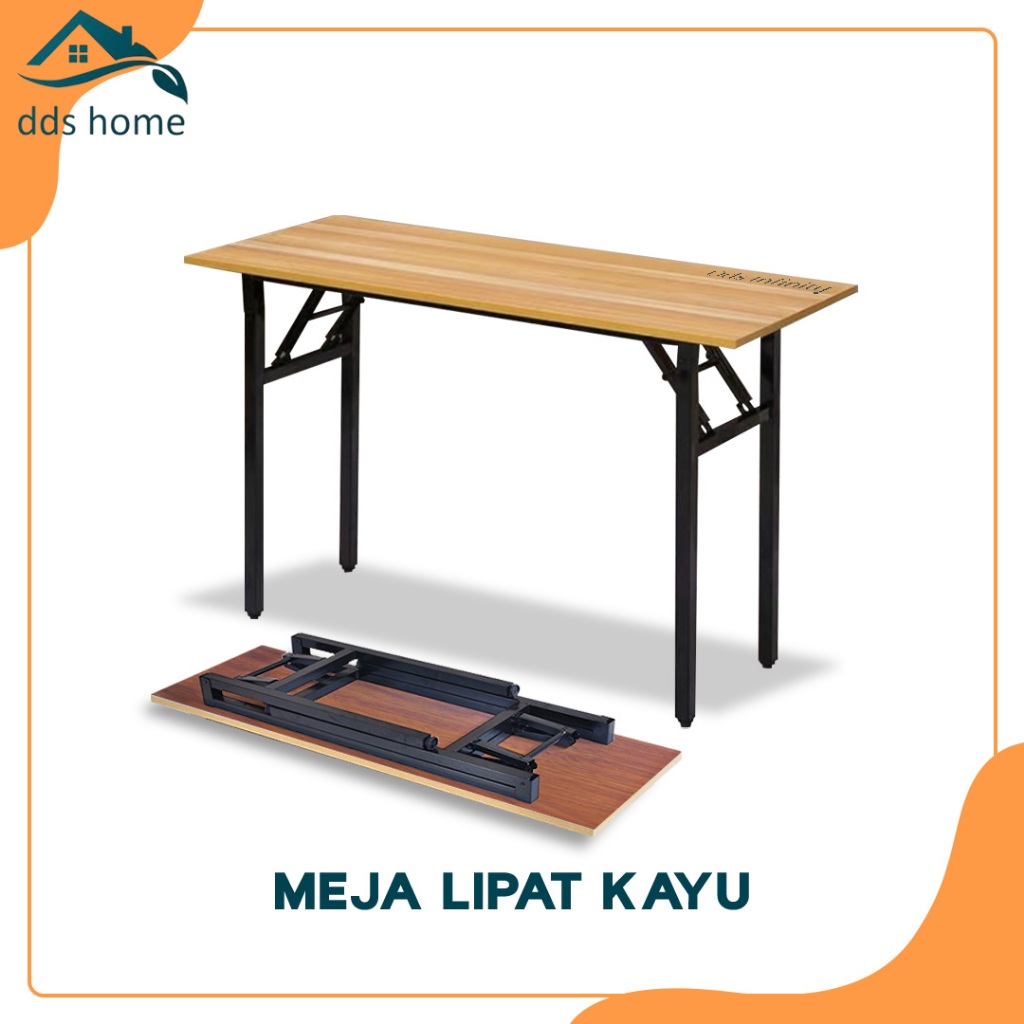 Jual [DDS HOME] Meja Lipat Kayu Meja Kayu Meja Motif Kayu Meja ...