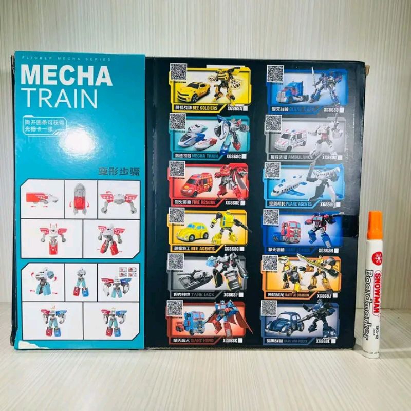 Jual Transformerrobot train mecha war vehicle deformation transformers ...