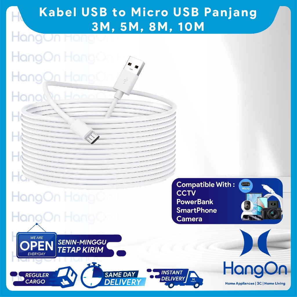 Jual Kabel Power Micro USB for Smart Camera CCTV Xiaomi Outdoor Indoor ...